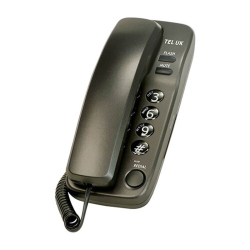 Tel UK 18035G Graphite 2PC Desk/Wall Mount Corded Phone on OnBuy