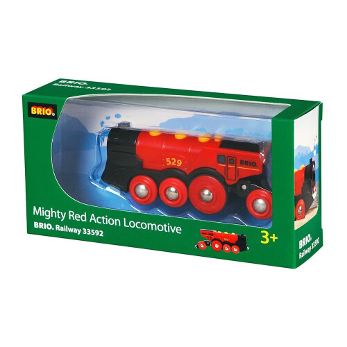BRIO World - Mighty Red Action Locomotive on OnBuy