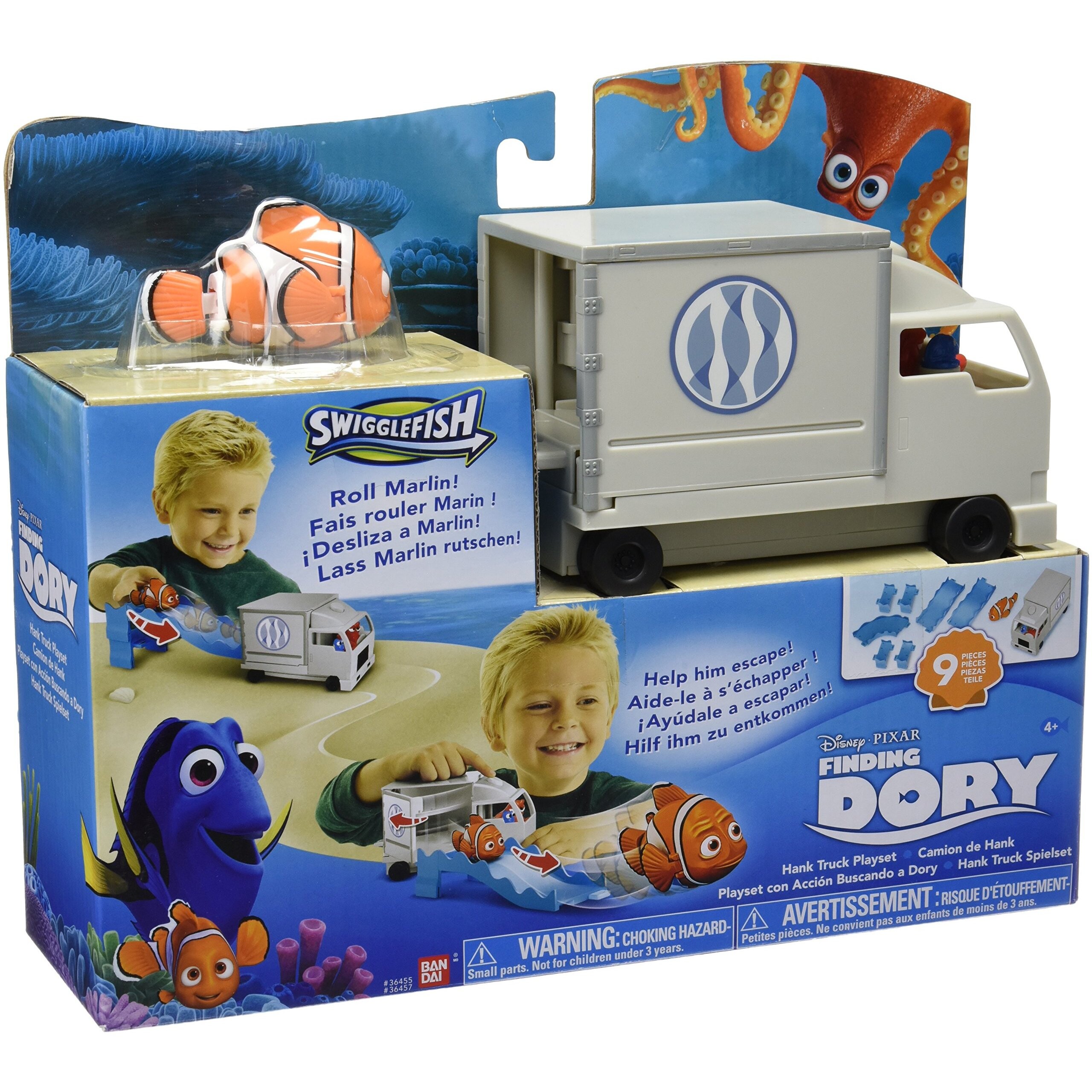 Bandai Finding Dory Hank Truck Playset Swiggle Fish on OnBuy