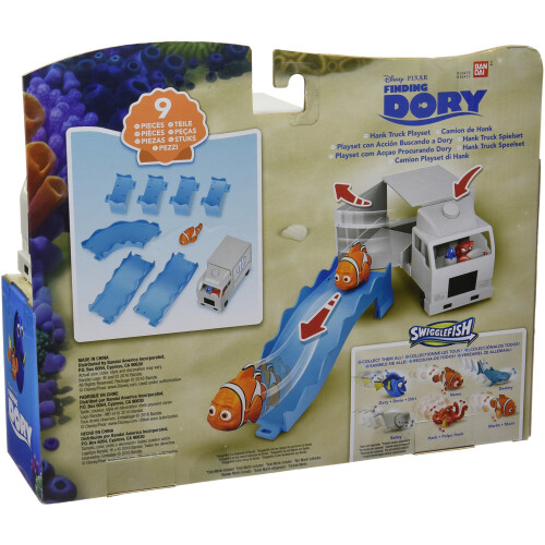 Bandai Finding Dory Hank Truck Playset Swiggle Fish on OnBuy