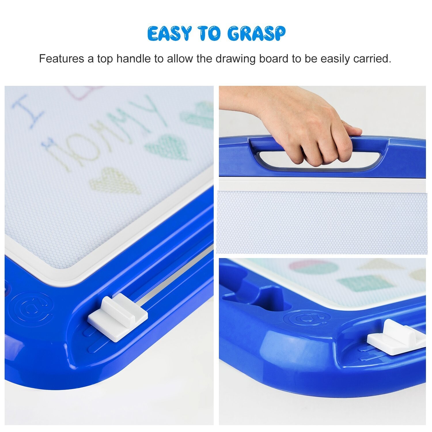 SGILE Large Magnetic Drawing Board - Erasable Scribble Board Colorful ...