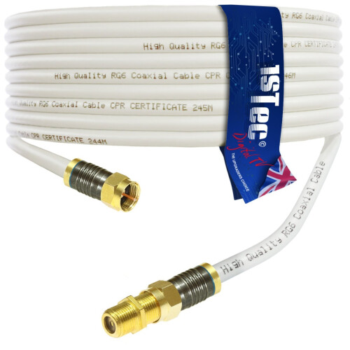 1STec 10m Virgin Media Extension Cable for V6 TIVO Set Top Box or VIVID ...