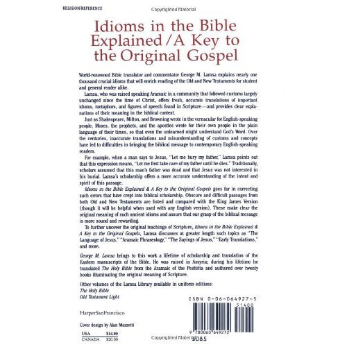 Idioms in the Bible Explained: A Key to the Original Gospels on OnBuy
