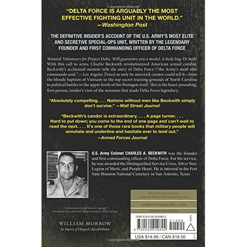 Delta Force: A Memoir by the Founder of the U.S. Military's Most ...
