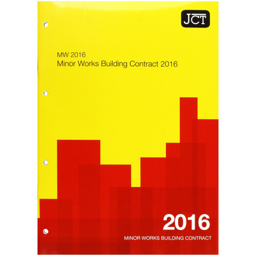 JCT:Minor Works Building Contract 2016 (MW) (Jct Contracts) on OnBuy
