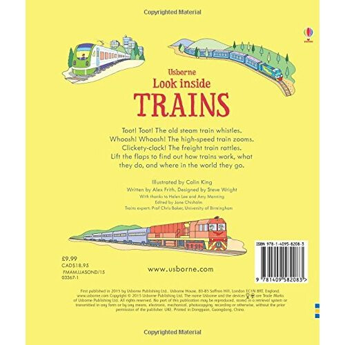 Look Inside Trains (Look Inside Board Books) on OnBuy