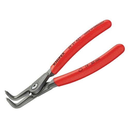 Knipex 49 21 A31 SB Precision Circlip Pliers External 90° Bent Tip 40-100mm A31 on OnBuy