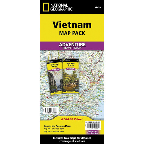 Vietnam, Map Pack Bundle (National Geographic Adventure Map) on OnBuy