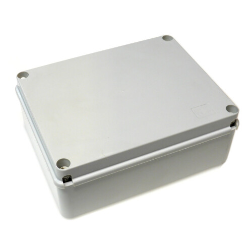 Junction box with hinged lid cover door 240mm x 190mm x 90mm waterproof ...