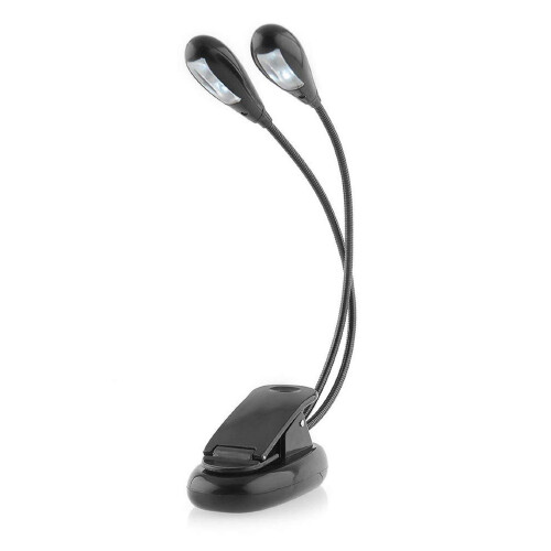 Intsun Adjustable Gooseneck Light Clip on LED Lamp, Mini Super Bright ...