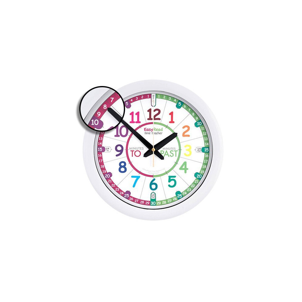 ertt Teaching Wall Clock - Learn The Time Wall Clock - Kids Analog ...
