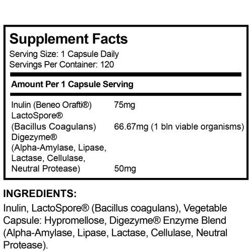 LactoSpore® (Bacillus Coagulans) Plus by LLS | Probiotics | 15 Billion ...