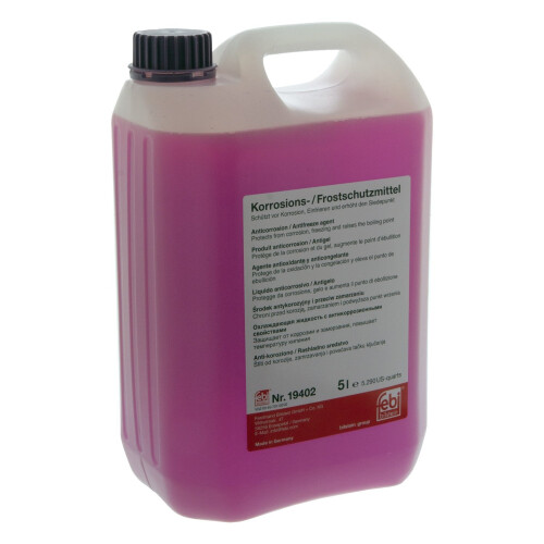 febi bilstein 19402 Antifreeze / Coolant G12 Plus (Violet) 5 Litres on ...