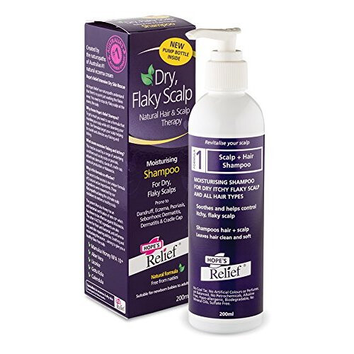 Hope's Relief Shampoo - natural formula for itchy flaky scalps prone to ...