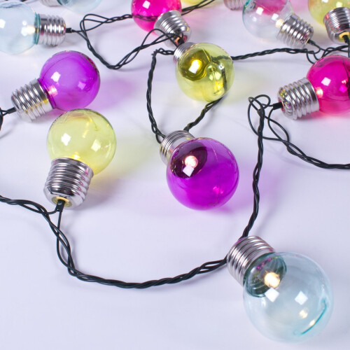 GardenKraft 75100 String Light Bulb LED Party Lights - Multi-Colour on ...
