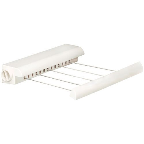 Metaltex Wall Mounted Indoor Outdoor Retractable Washing Line Airer, 21 ...