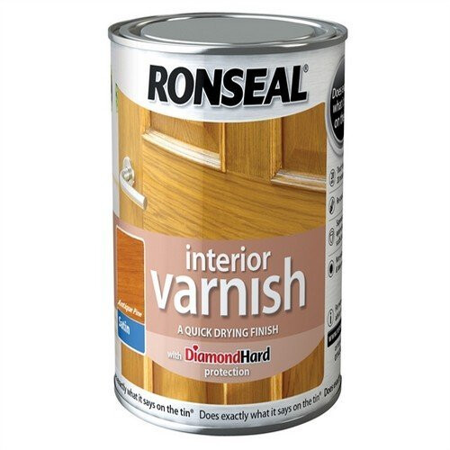 Ronseal 750ml Quick Dry Satin Interior Varnish - Antique Pine on OnBuy