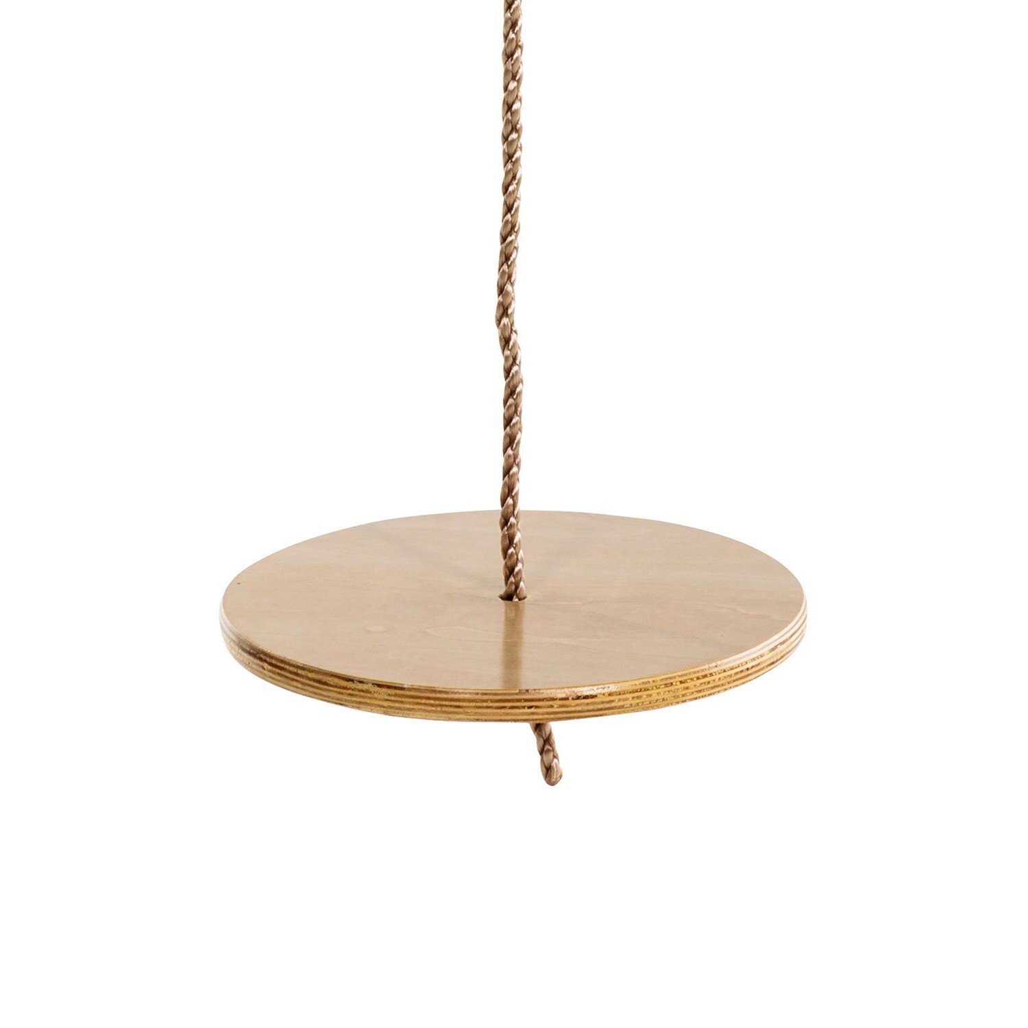 Large Wooden Monkey Swing Seat Solid Round Disc Plate Swing with ...