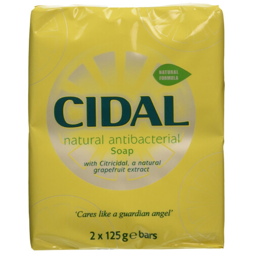 Cidal 250g Natural Antibacterial Soap - Pack of 2 on OnBuy