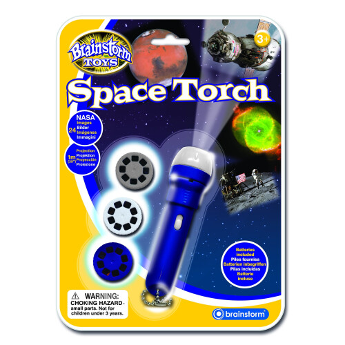 Brainstorm Toys E2008 Space Torch and Projector, Blue on OnBuy