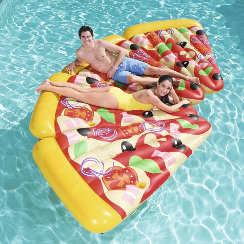Bestway Inflatable Pool Lilo - Adults Pizza Slice Party Lounger Float on OnBuy