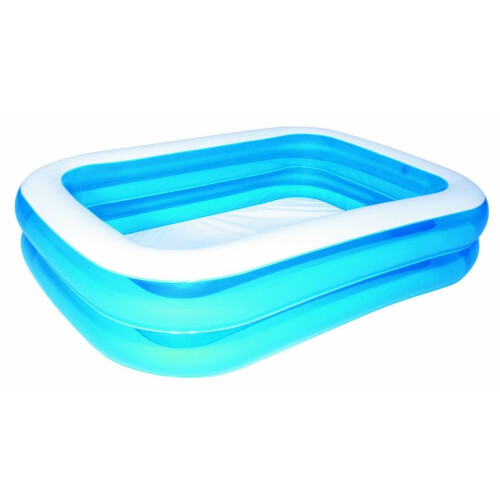 Bestway Inflatable Family Swimming Paddling Pool Rectangular 79"x59"x20 ...