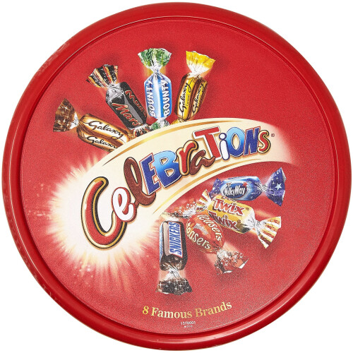 Celebrations Tub 650g (HJ8U) - Assorted Mini Chocolates, Individually ...