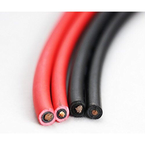 NUZAMAS Pair of 5m 4.0mm Single Core Extension Cables with MC4 ...