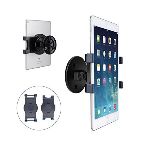 AboveTEK Tablet Wall Mount, Swivel 360° Rotating Tablet Holder w/two ...