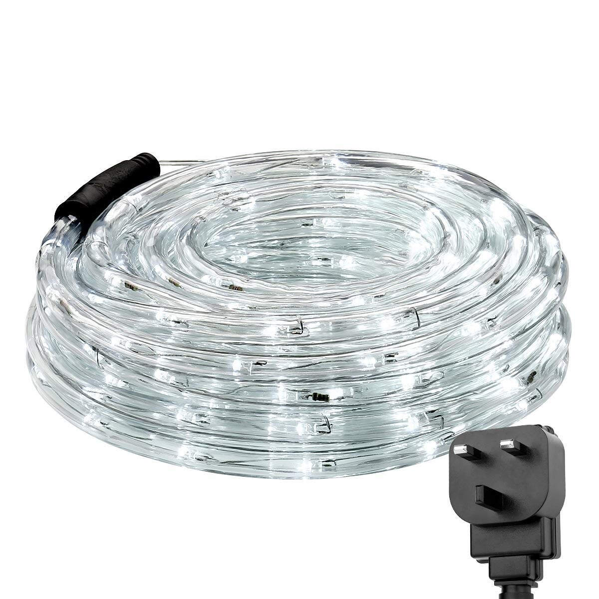 LE Outdoor LED Rope Lights Kit, 10m 240 LEDs Waterproof Strip Lights ...