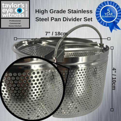 Saucepan Triple Divider And Separator Set - Saves Energy and Space When ...