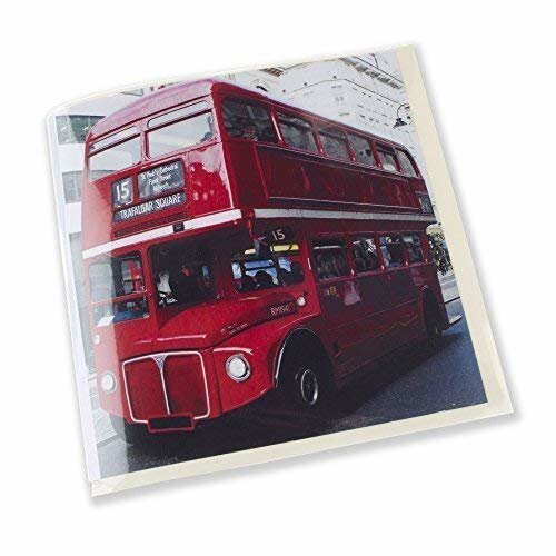 Routemaster Red Bus, London, Greeting Card with engine sound. Open this ...