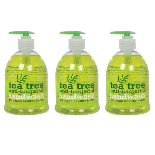 Tea Tree Antibacterial Handwash 500ml (Pack of 3) on OnBuy