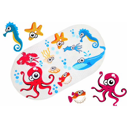 Anlass Kids Cartoon Non Slip Mats Mildew Resistant Non Slip Mats for ...