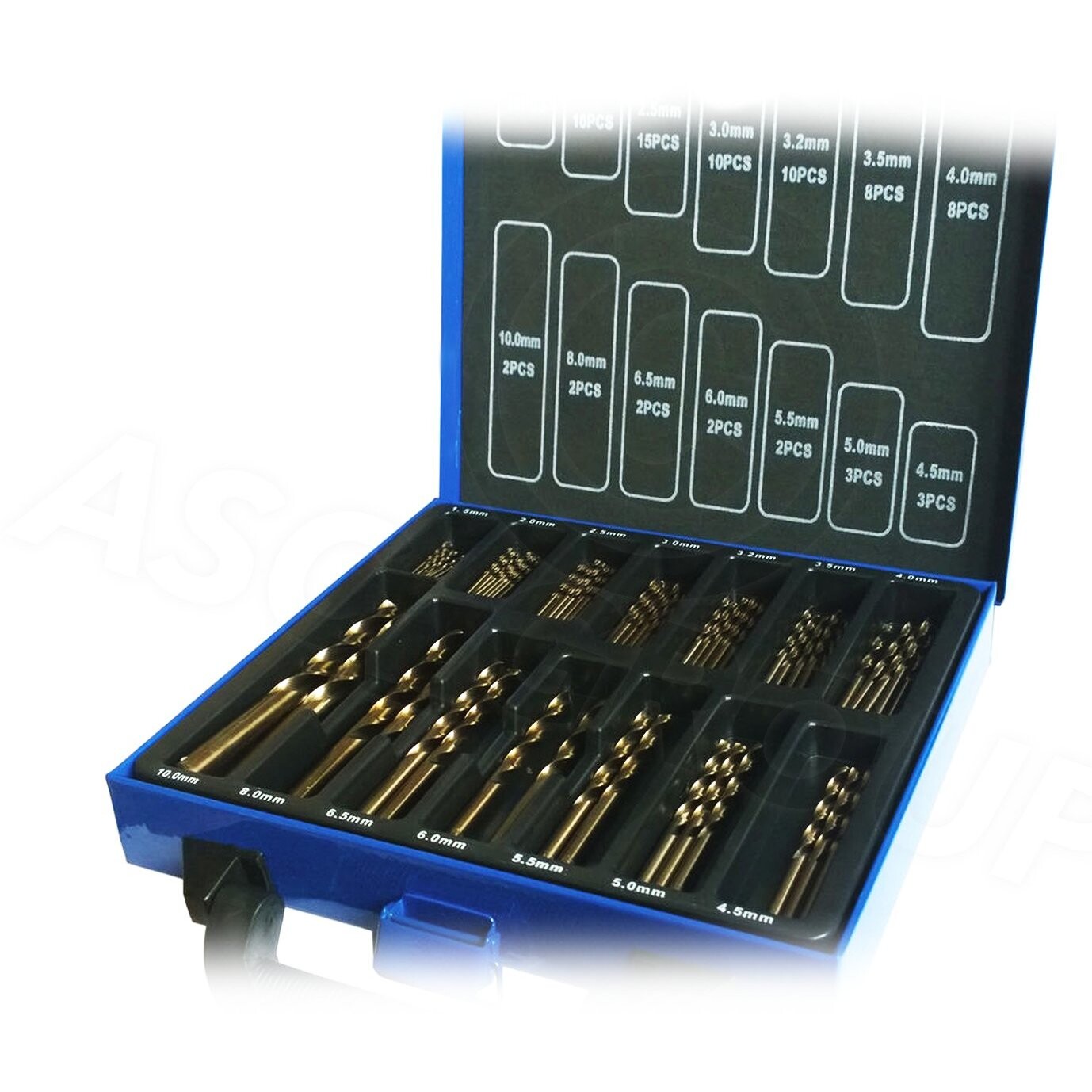 99pc Cobalt Drill Bit Set (HSS-Co / Inox ) HSS Metal - Designed for ...