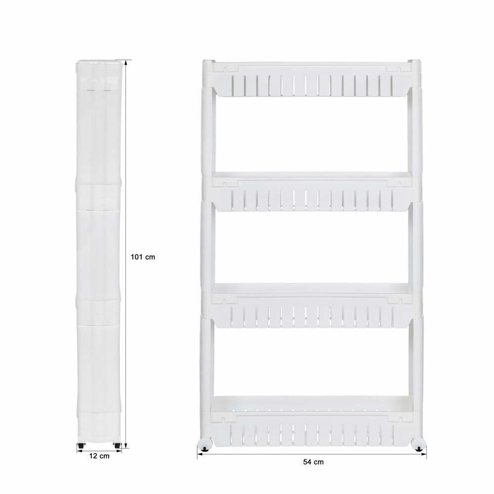 G4RCE Slim Slide Out Kitchen Trolley Rack Holder Storage Shelf ...