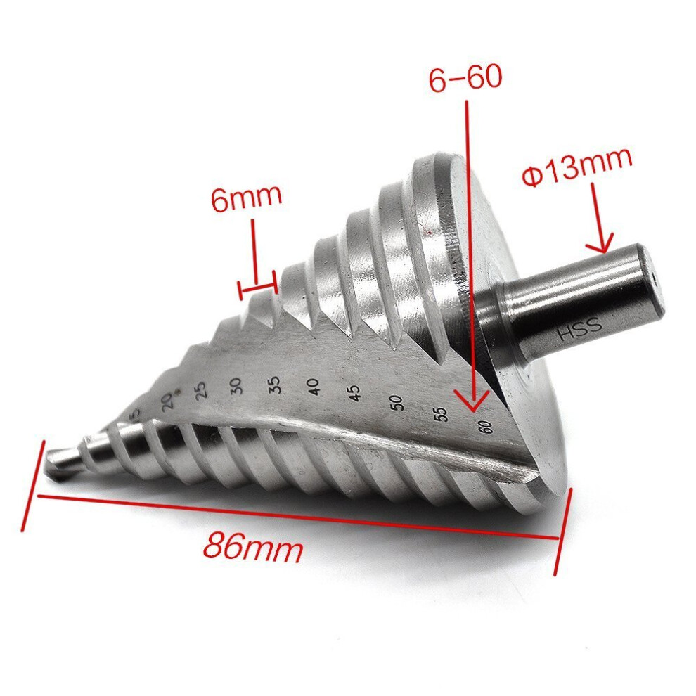 Large step drill bit store