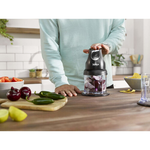 Ninja Professional Stackable Chopper 200W - NJ1002UKBK - Black on OnBuy