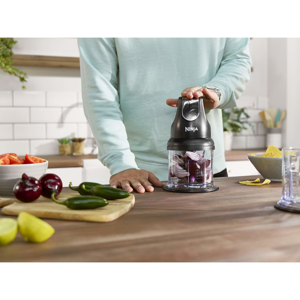 Ninja Professional Stackable Chopper 200W - NJ1002UKBK - Black on OnBuy