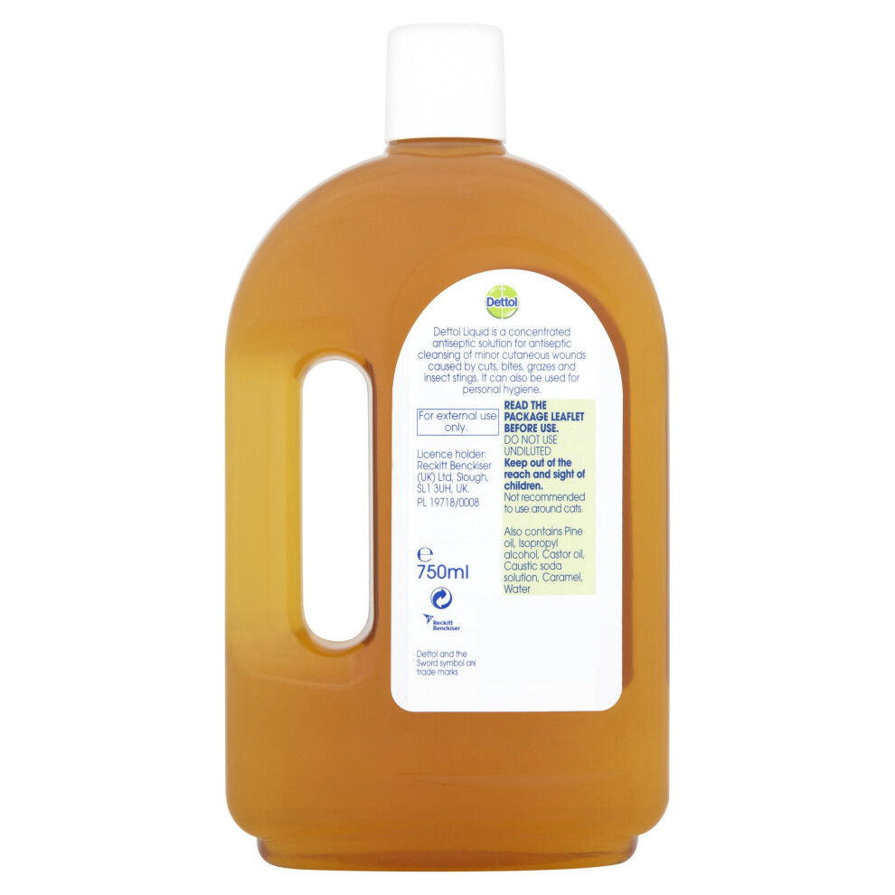 Dettol Original Liquid Antiseptic Disinfectant for First Aid, 750 ml on ...