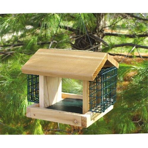 Songbird Essentials SESC2003C Plantation Feeder With 2 Suet Baskets on ...