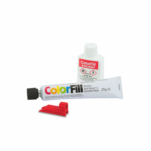 ColorFill BP145-AZ Worktop Joint Sealant/Repairer and Solvent - Black ...