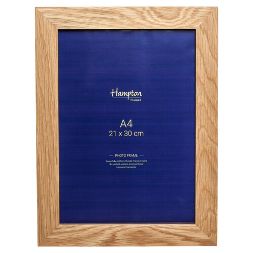 Hampton Frames NEWOAKA4P-FBA New England High Quality Solid Oak Wood A4 ...