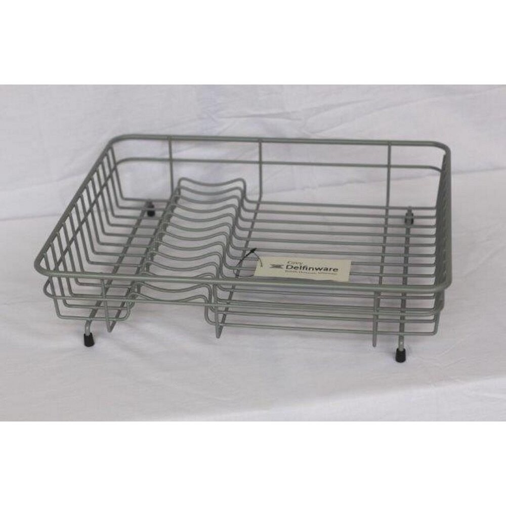 Delfinware Dish Drainer, Grey on OnBuy