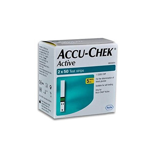 ACCU-CHEK ACTIVE TEST STRIPS x 100 STRIPS on OnBuy