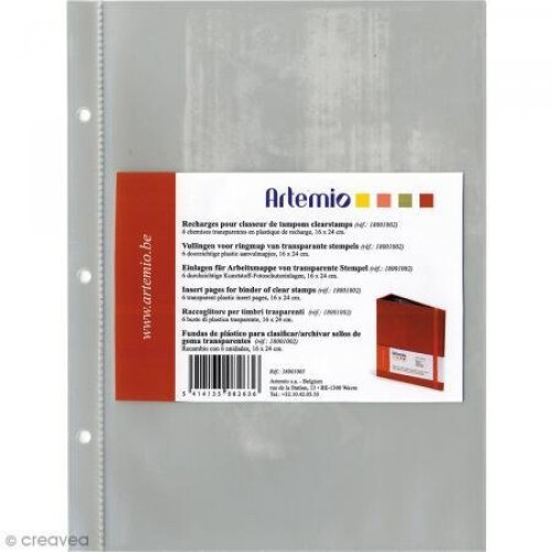 Artemio 6 File Folders for Clear Stamps on OnBuy