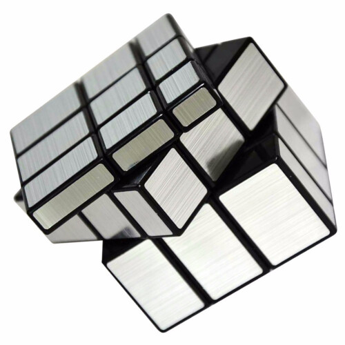 Vdealen Mirror Speed Cube 3x3 Cube Silver Magic Cube, 57mm on OnBuy