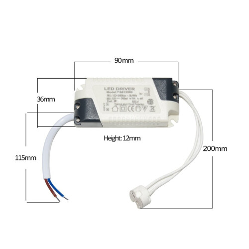 LED Driver Transformer 240V - 12V including MR16 connector / 240v AC to ...