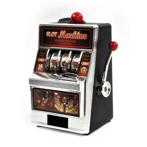 Out of the blue Plastic slot machine Design Savings Bank, Multi-Colour ...