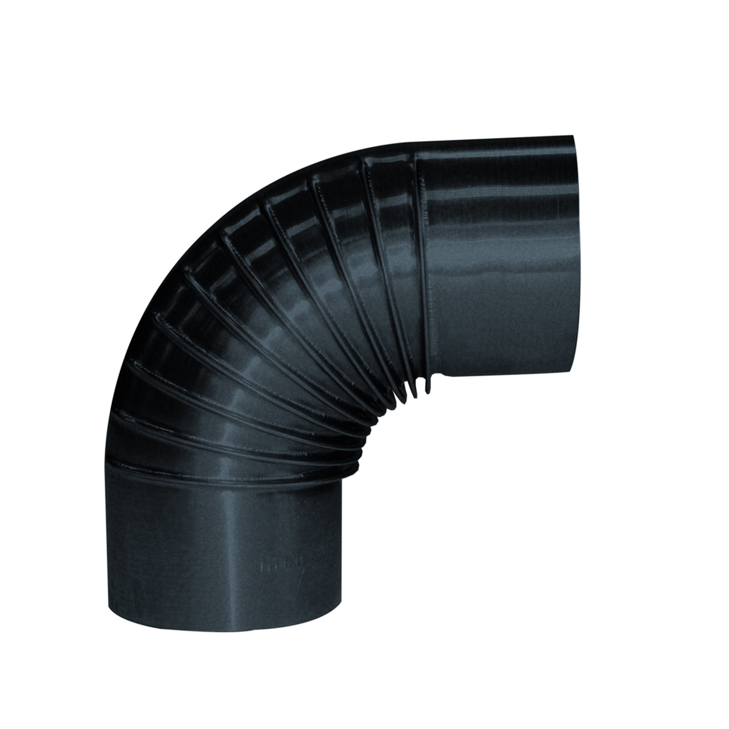 Kamino-Flam 90° Elbow Pipe Ã˜ 120mm, Hot-dip Aluminised (FAL) Steel ...